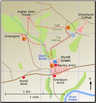 Short Walk 2: Hurst Green - Greengore - Stonyhurst